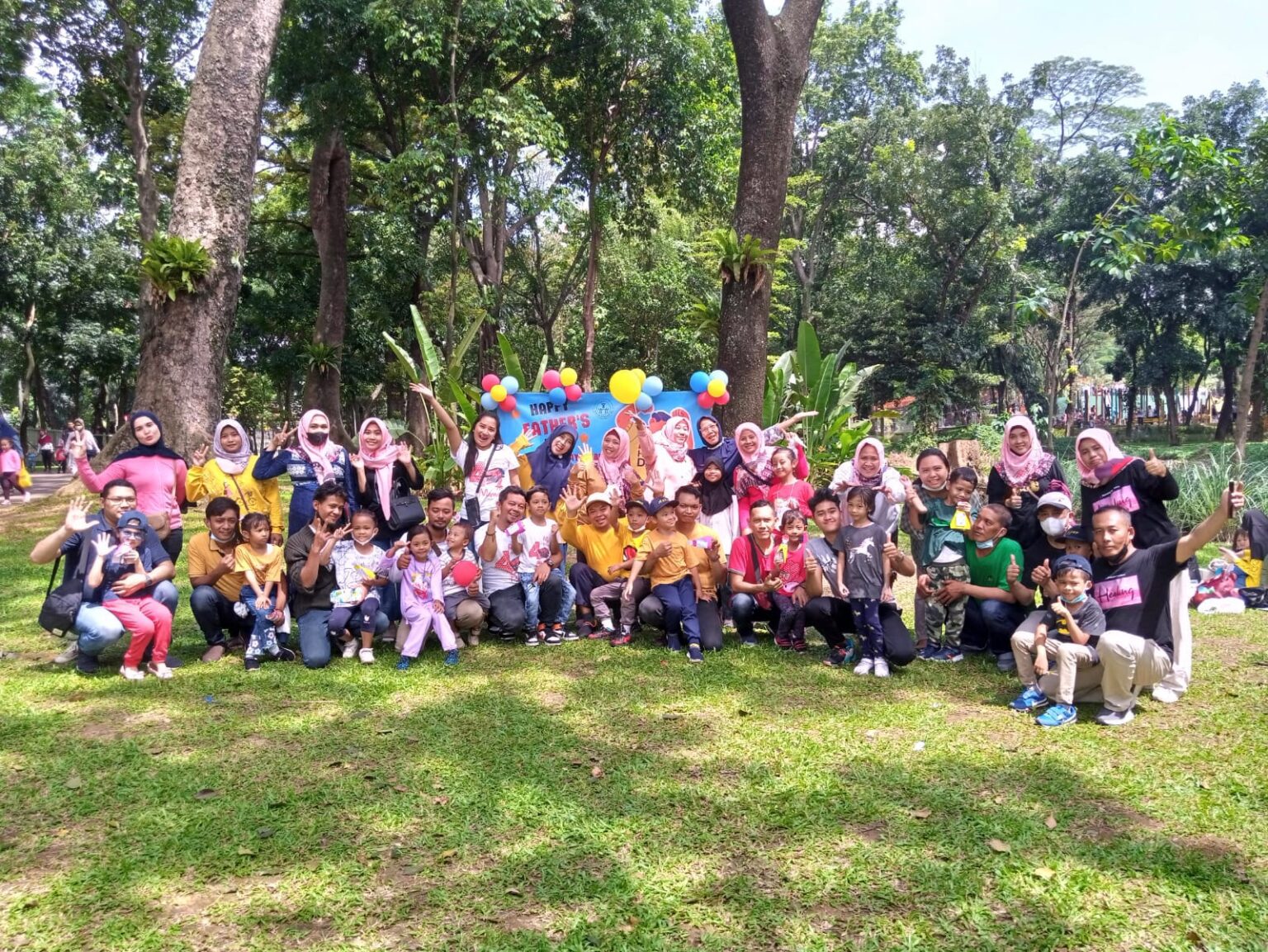 Merayakan Hari Ayah Nasional bersama KB Sayap Ibu Unit Menteng wadas ...